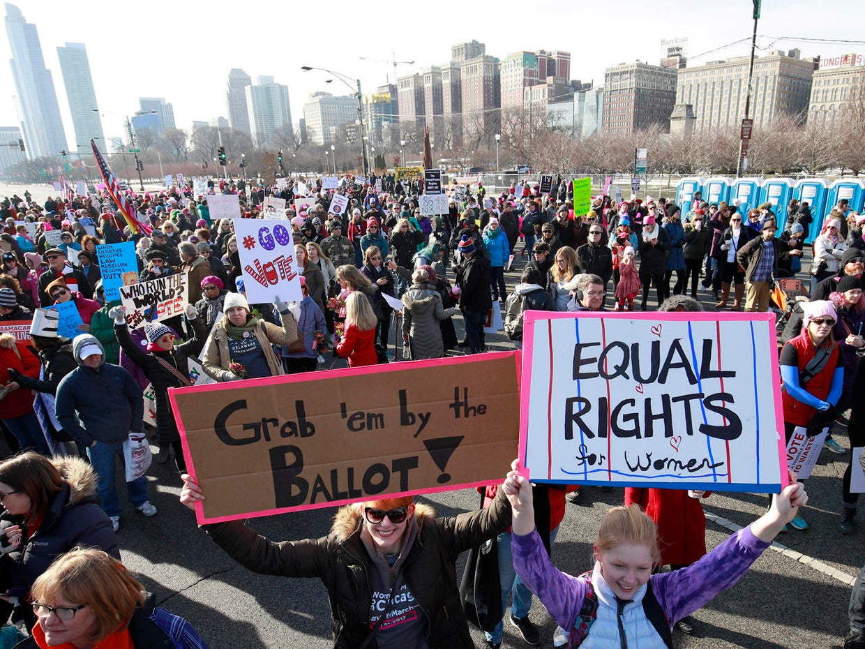 2nd annual Women's Marches held across U.S.