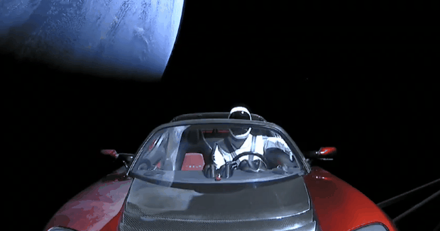 Elon Musk's Tesla roadster gets interplanetary ID - CBS News