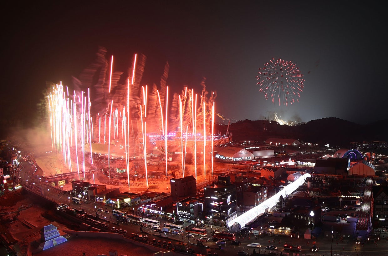 Spectacle and fireworks at Winter Olympics Opening Ceremony