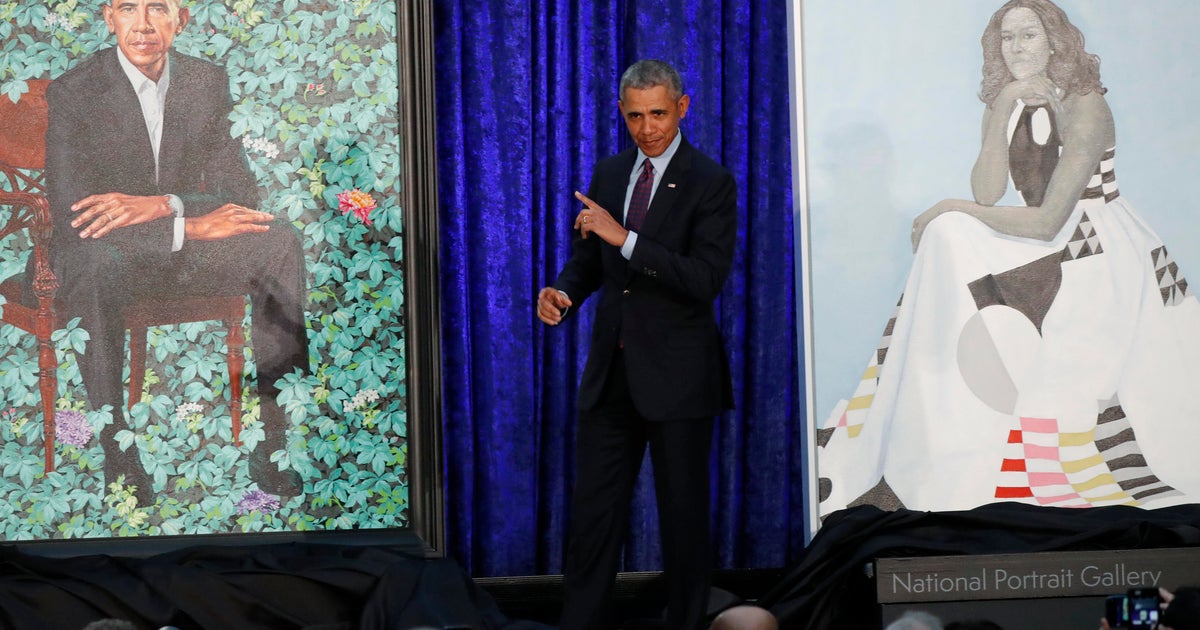 With their unique portraits, the Obamas leave their mark - CBS News