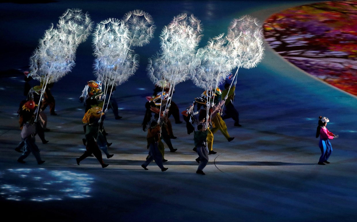 2018 Olympics: Spectacle of Winter Games' Closing Ceremony