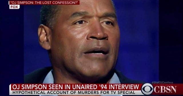 O.J. Simpson seen in unaired 1994 interview - CBS News