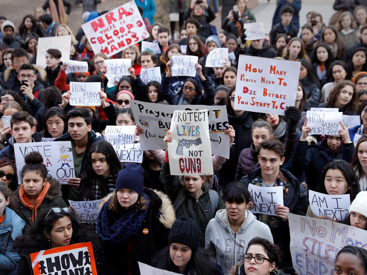 Student walkouts across U.S. protest gun violence