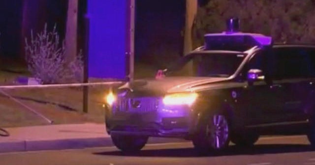 Video Released From Fatal Self Driving Uber Crash Cbs News