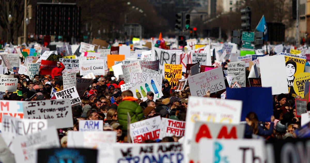 The March for Our Lives: Taking their message to the streets - CBS News