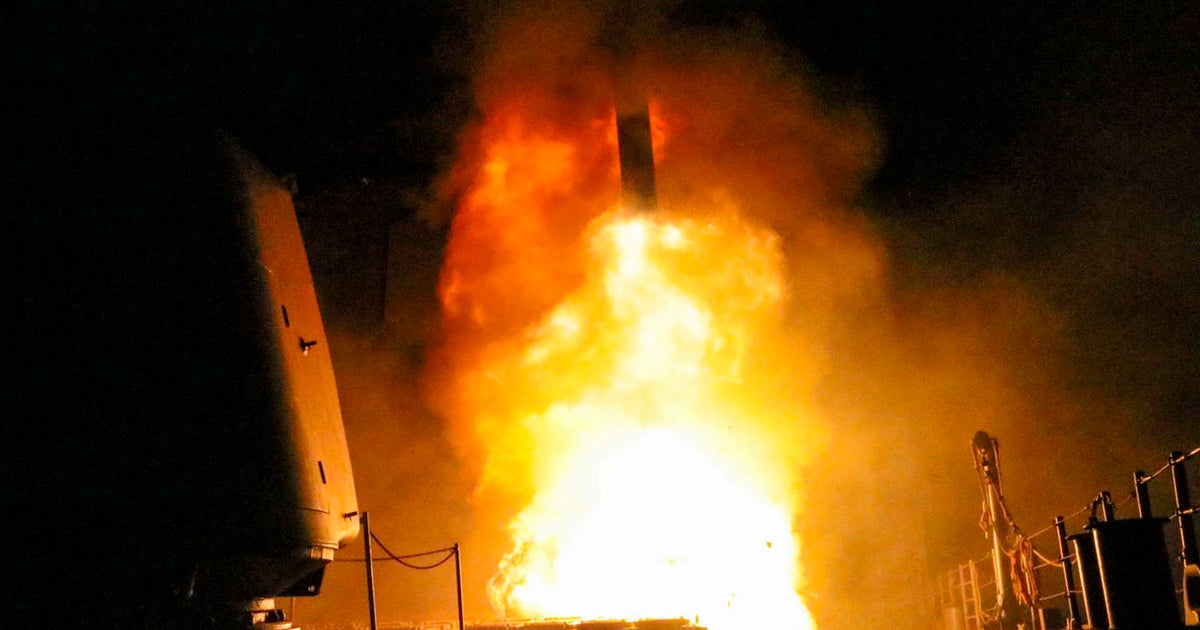 Missile strike on alleged Syrian chemical weapon sites