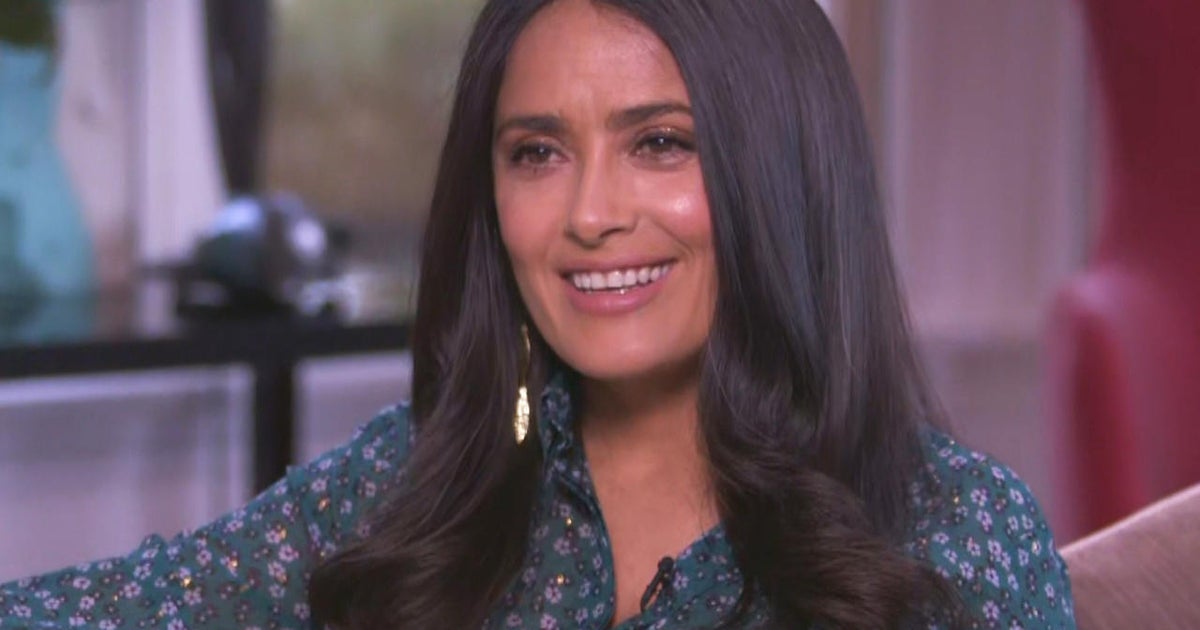 Salma Hayek Pinault on the art of charity - CBS News