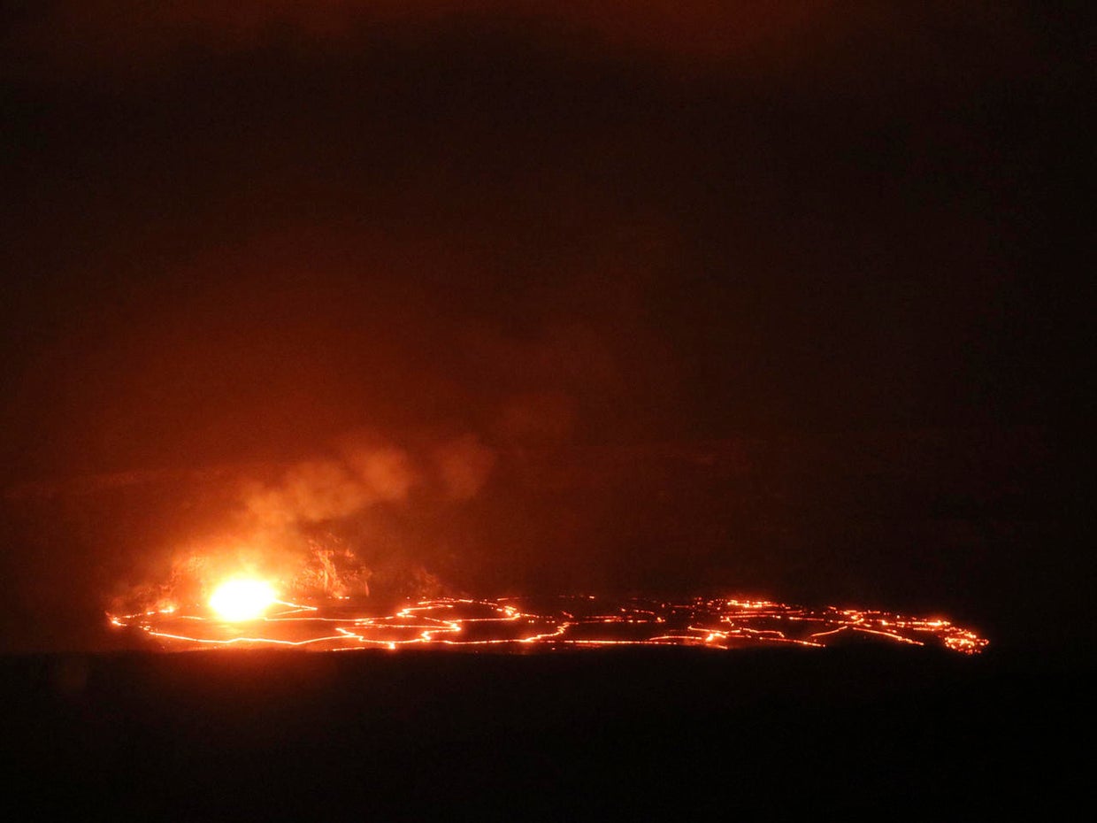 Volcanic eruption in Hawaii