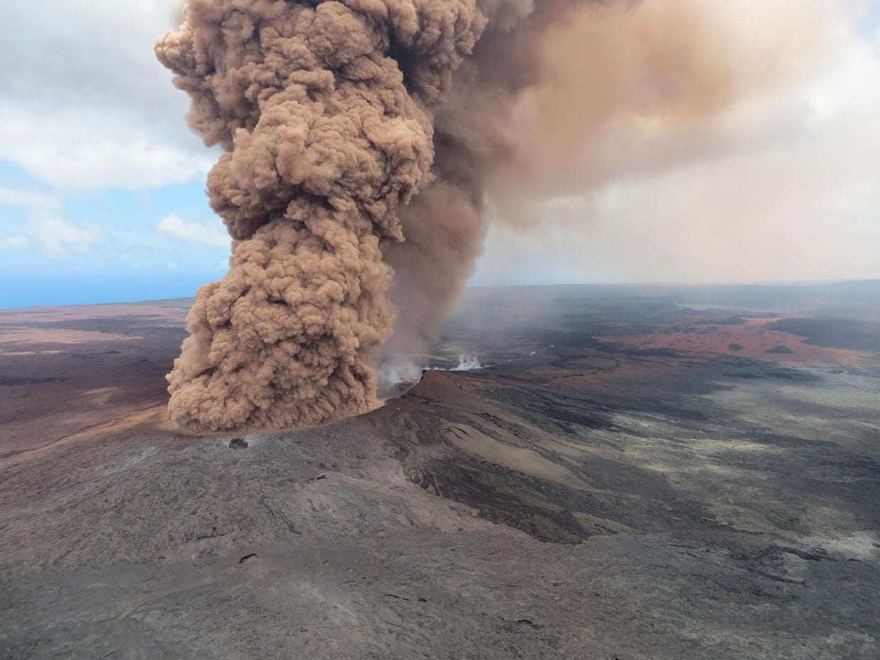 Volcanic eruption in Hawaii