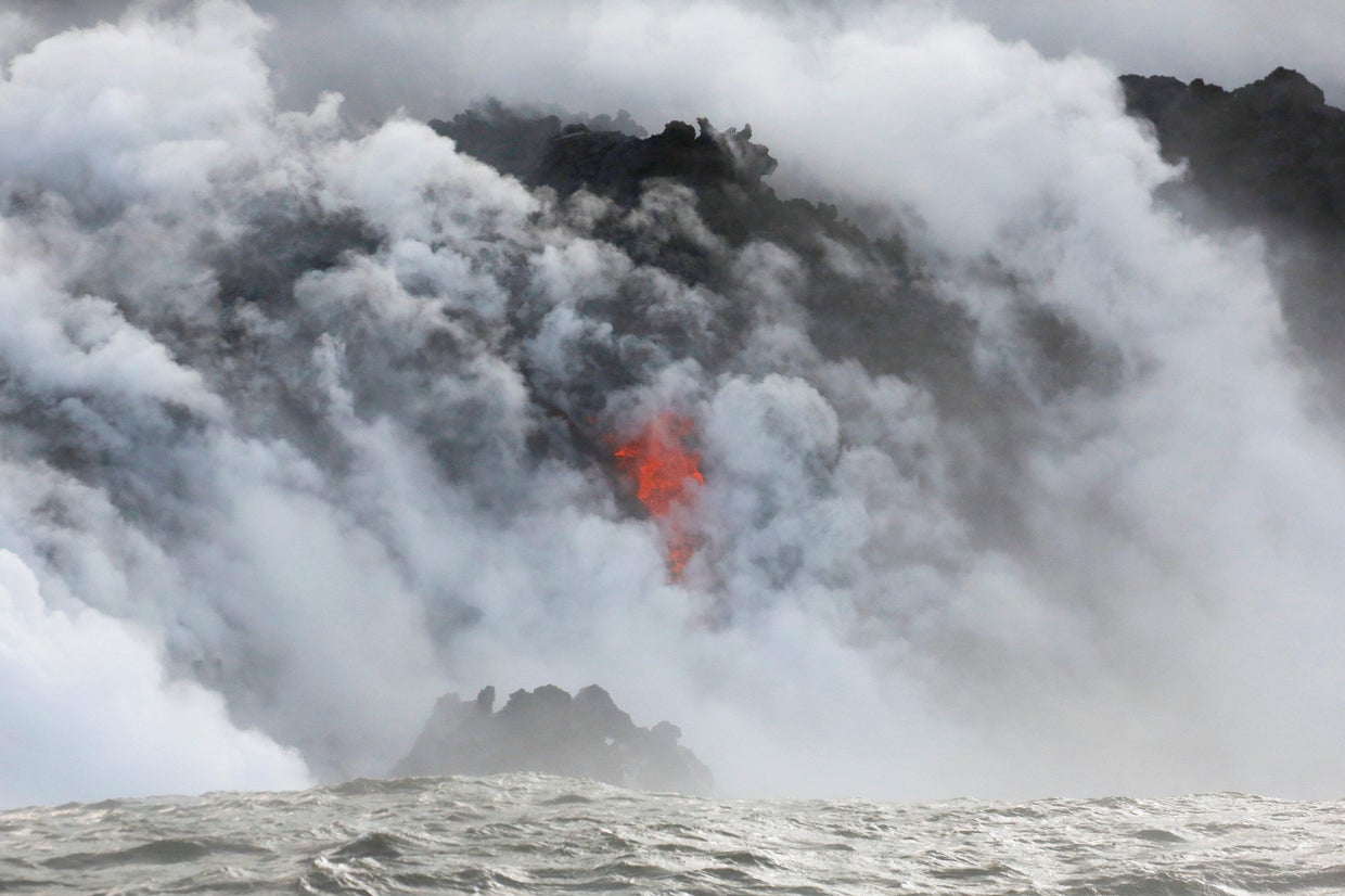 Volcanic eruption in Hawaii