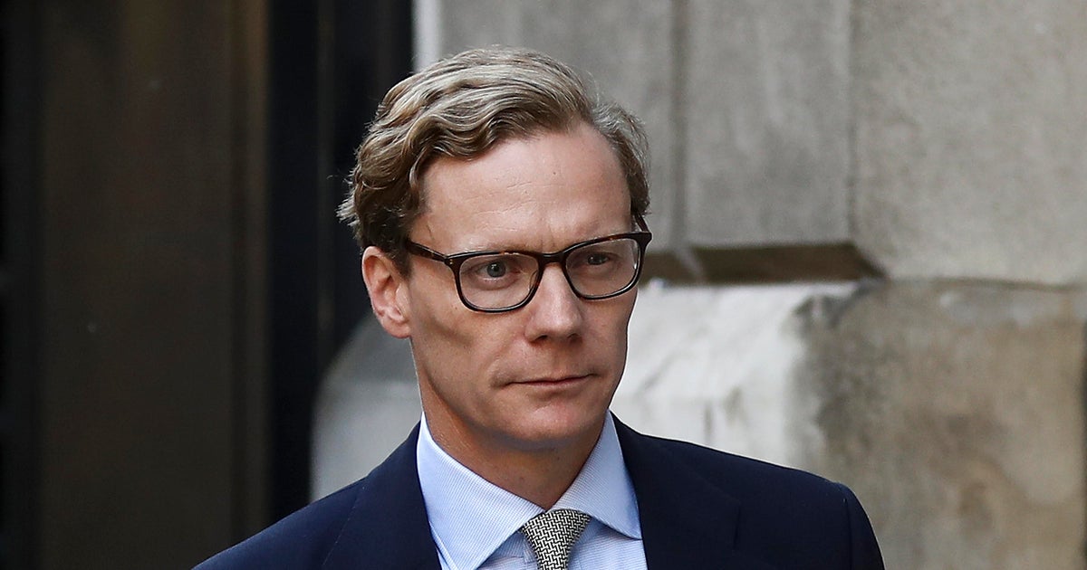Ex-CEO: Cambridge Analytica became "huge target" after Trump win - CBS News