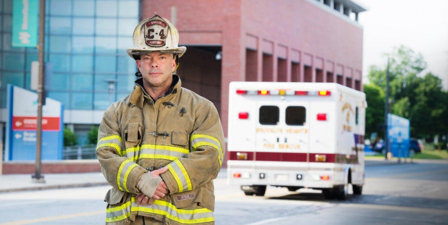 Fireworks display gone wrong nearly cost firefighter his vision - CBS News