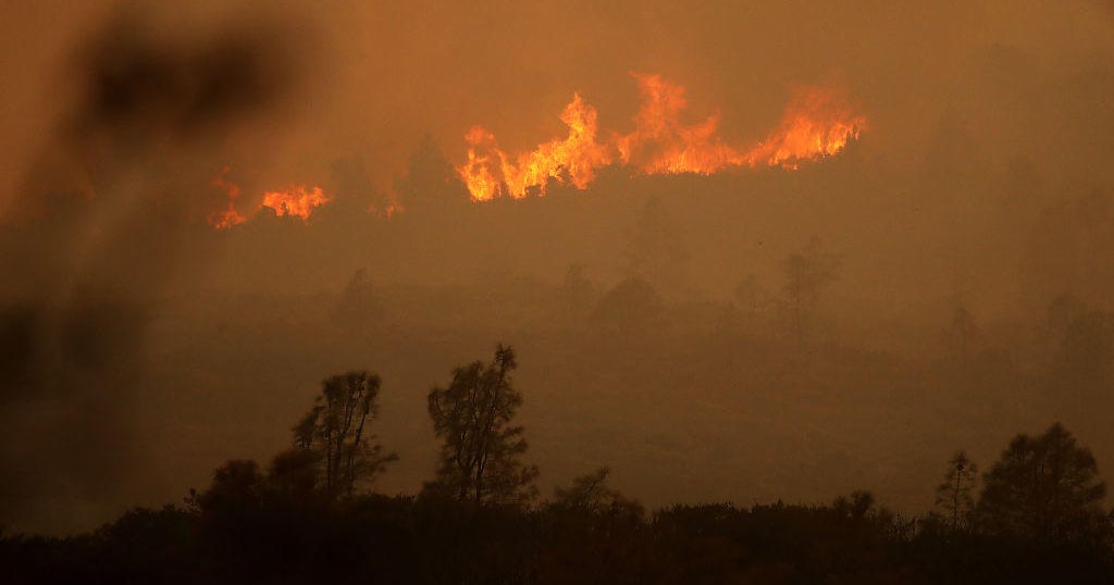 Firefighter dies battling massive blaze in Northern California ...