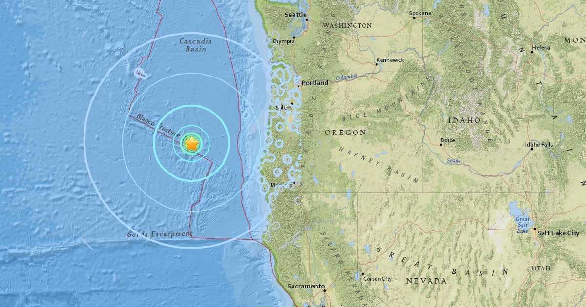 Oregon earthquake: 6.2 magnitude quake and aftershock strike west of ...