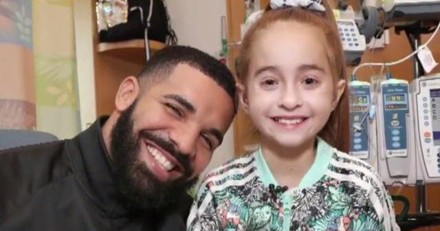 Girl surprised by Drake recovering from life-saving heart surgery - CBS ...