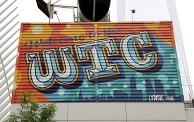 Graffiti rises at the World Trade Center site