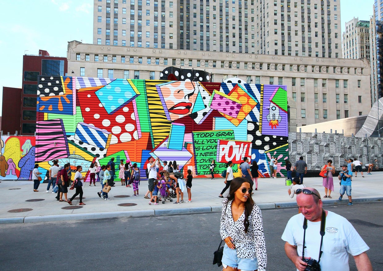 Graffiti rises at the World Trade Center site