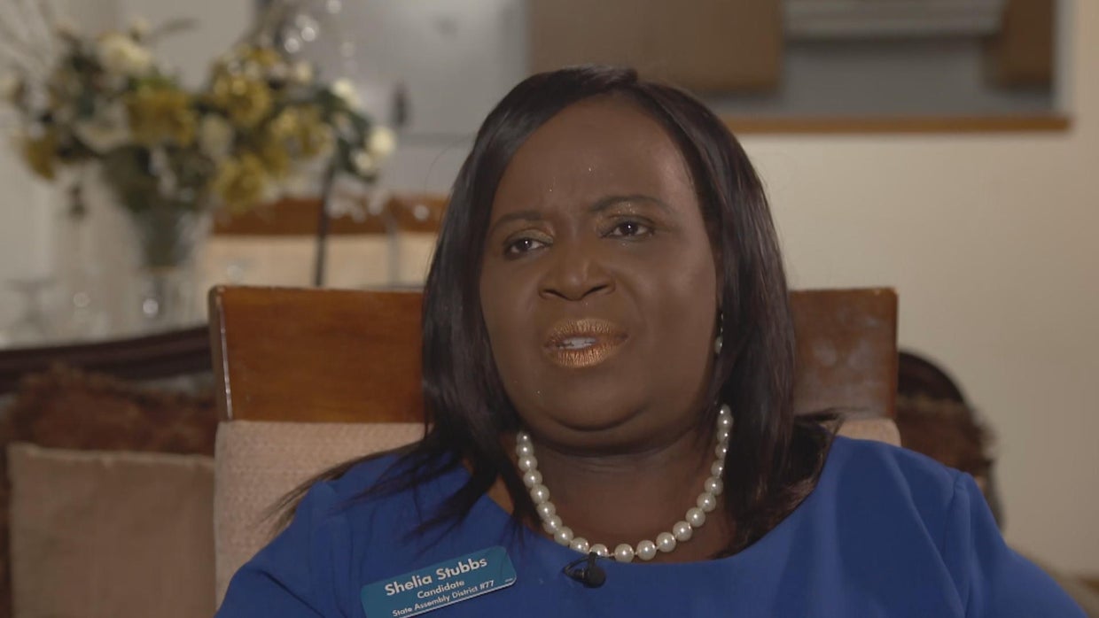 Shelia Stubbs, black candidate campaigning door to door in Wisconsin ...