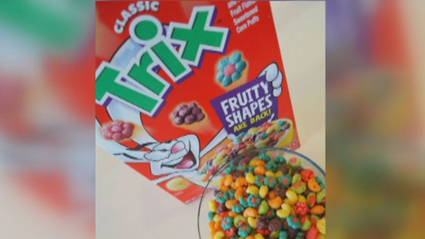 '90s Kids Rejoice! Classic Fruity Shapes Returning To Trix Cereal - CBS ...