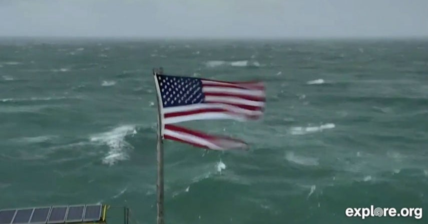 US Flag Shredded By Florence Sells For $10,900 - CBS Texas