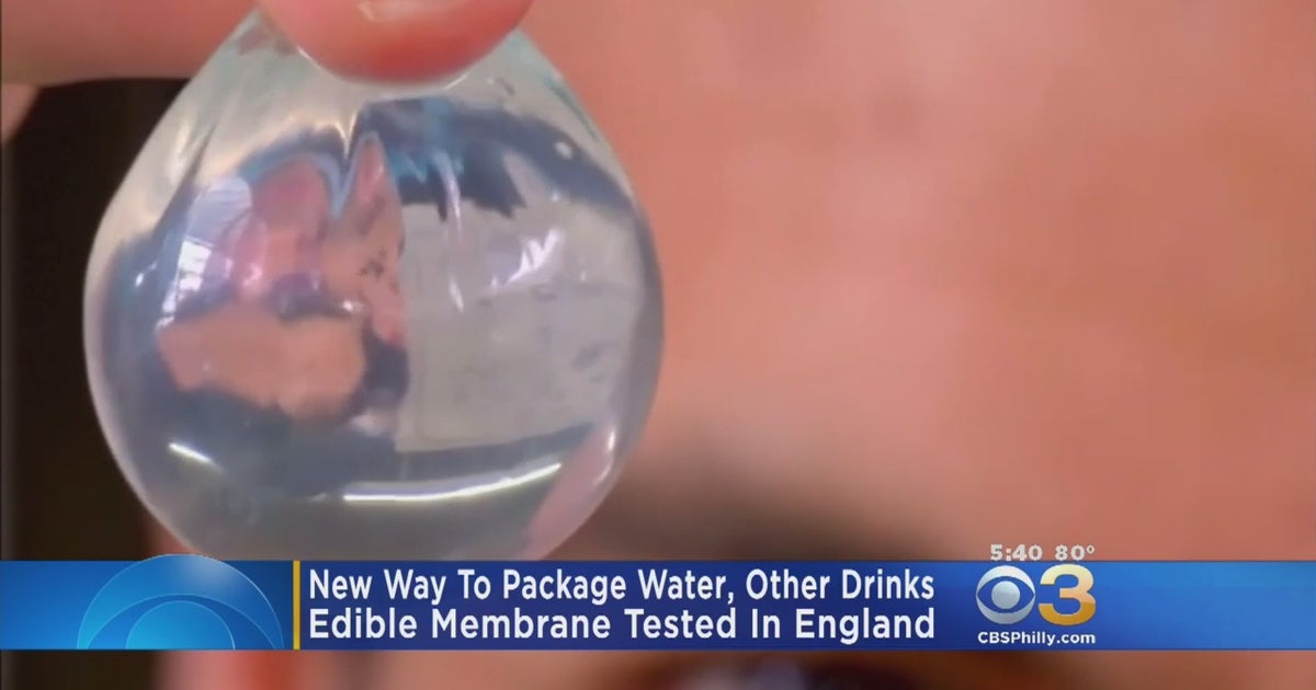 Edible Water Bottles Could Be Coming To Stores Near You - CBS Philadelphia