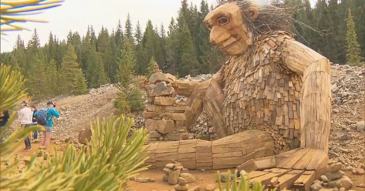 Not All Neighbors Love 'Isak Heartstone' The Wooden Troll - CBS Colorado