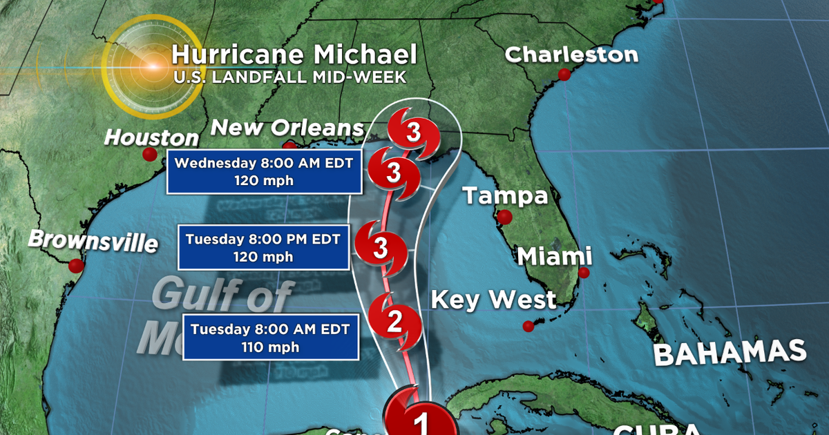 Hurricane Michael Expected To Make Landfall Along Gulf Coast This Week ...