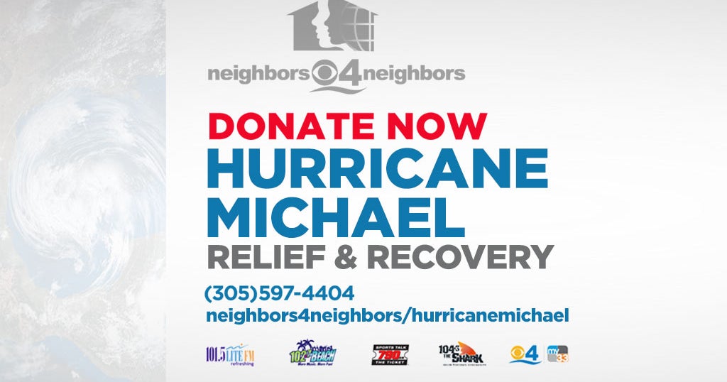 Neighbors 4 Neighbors Ready To Help In Wake Of Hurricane Michael - CBS ...