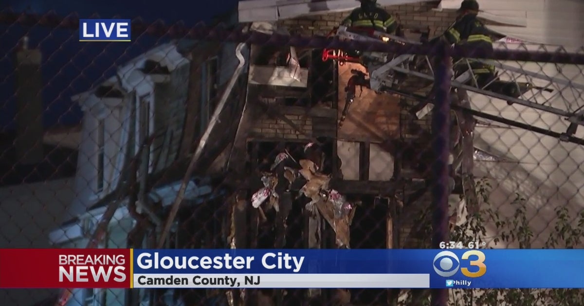 Crews Battle House Fire In Gloucester City - CBS Philadelphia