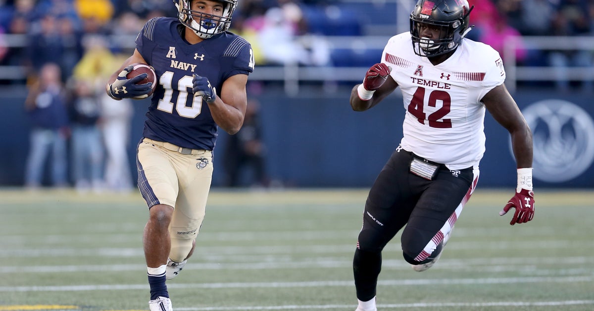 Russo Leads Temple Past Navy 24-17 - CBS Baltimore