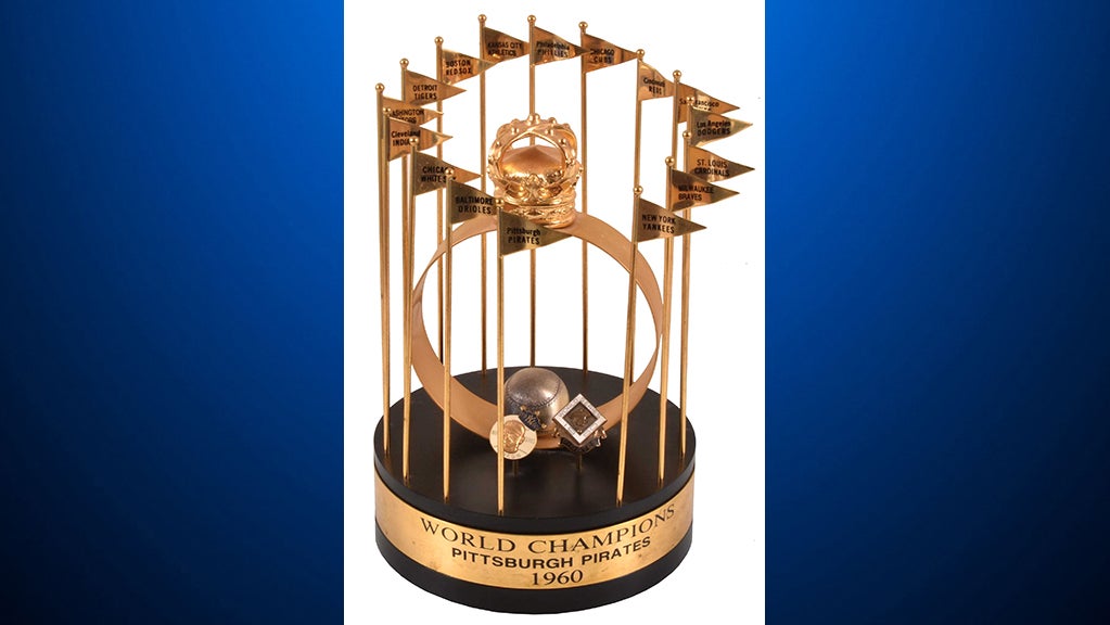 Roberto Clemente Game-Worn Jersey, World Series Trophy Up For Auction ...