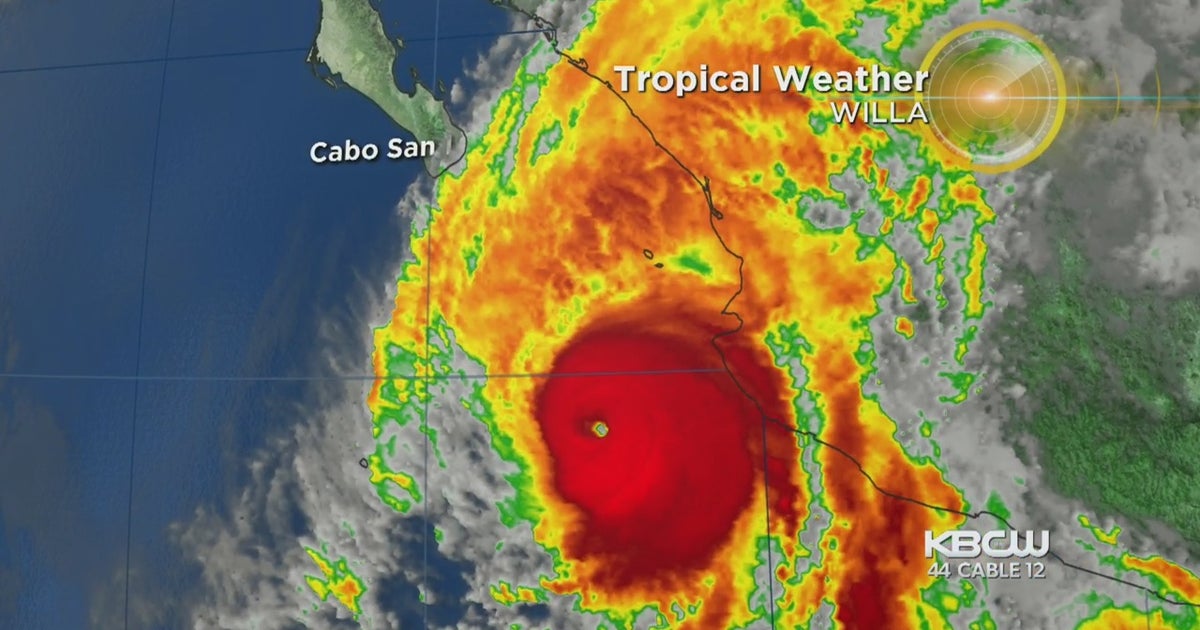 Dangerous Catagory 4 Hurricane Willa Closes In On Coast Of Mexico - CBS ...