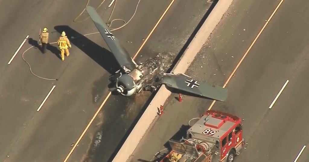 Pilot Survives Fiery Plane Crash On Busy Hwy 101 In Southern California ...