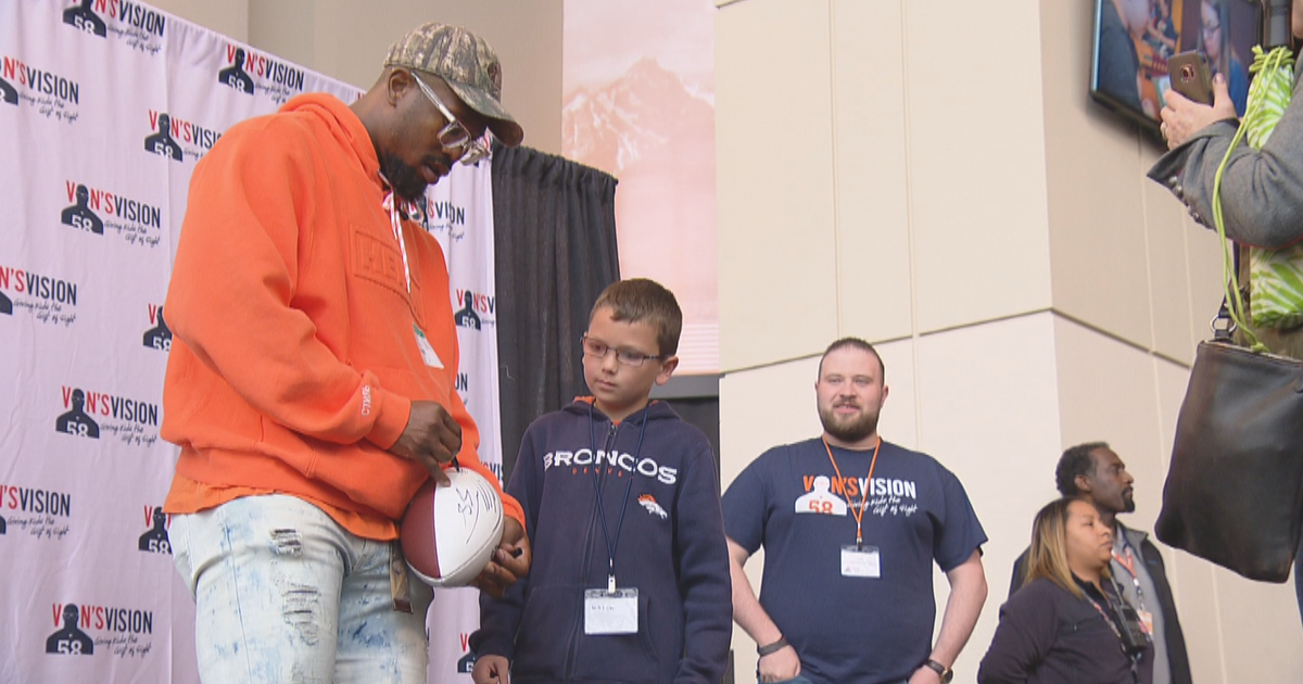 Von Miller Helps Outfit Children With Eyewear In 'Von's Vision Day ...