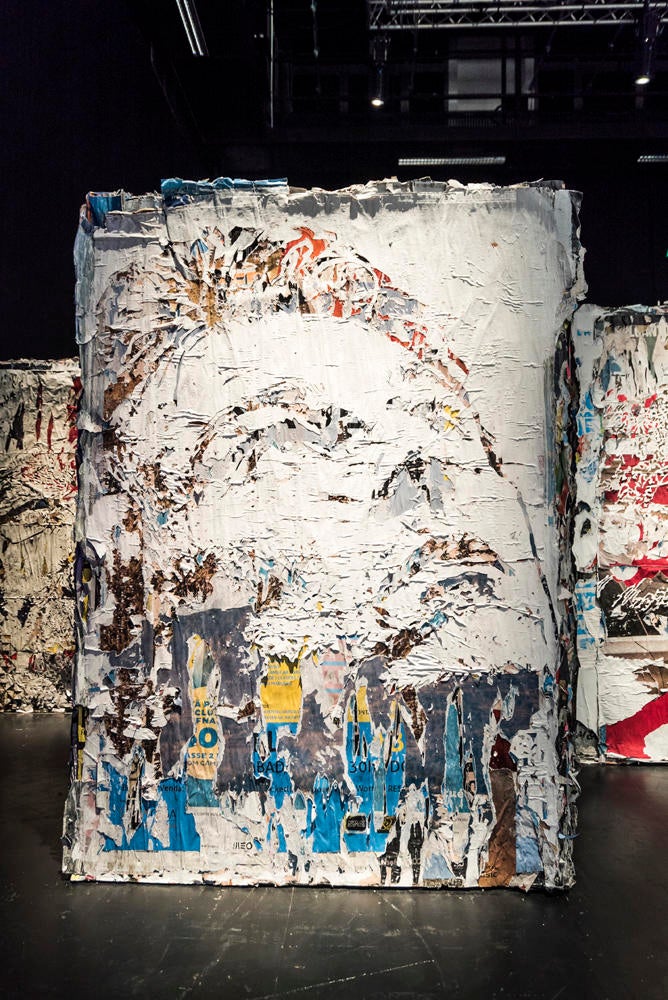 The chiseled portraits of street artist Alexandre Farto a.k.a. Vhils