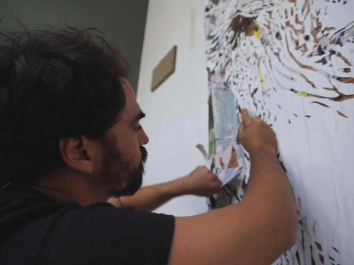 The chiseled portraits of street artist Alexandre Farto a.k.a. Vhils