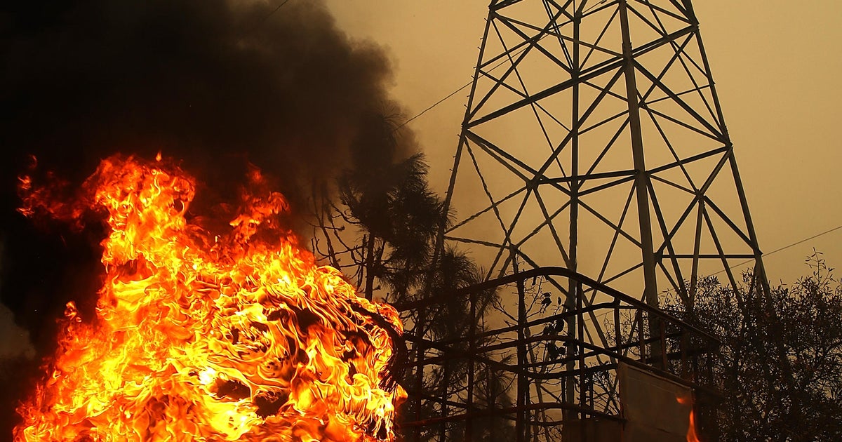 PG&E stock price plunges as California wildfires burn - CBS News