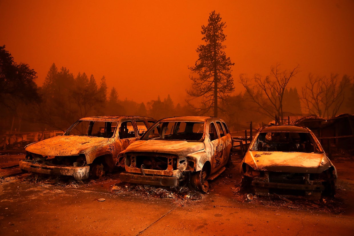 Wildfires tear through Northern, Southern California: Images of Camp ...