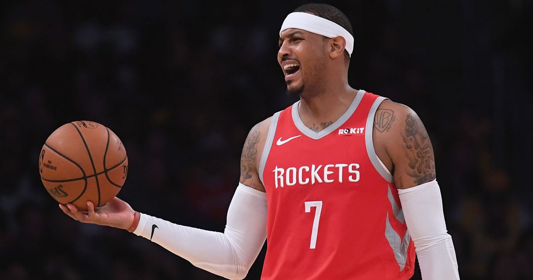 Carmelo Anthony No Longer On Houston Rockets - CBS Texas