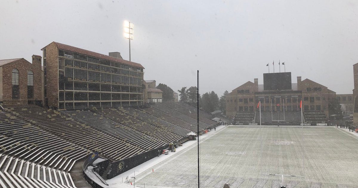 Buffs Mark 500th Football Game At Snowy Folsom Field - CBS Colorado