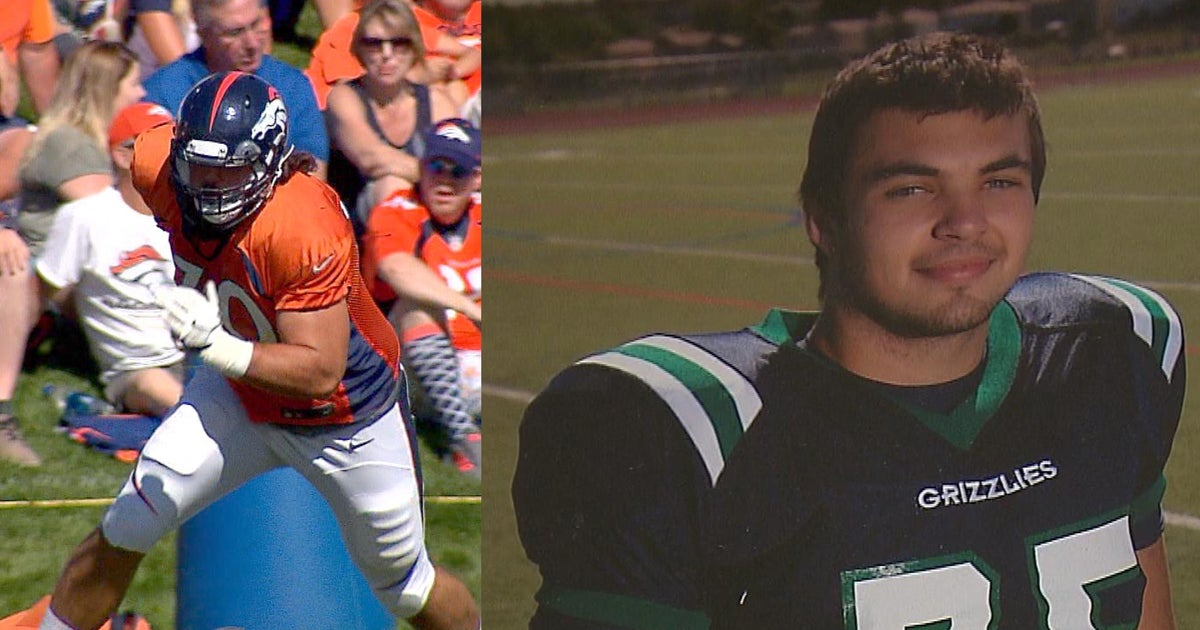 Broncos Rookie Sam Jones Visits His Colorado High School - CBS Colorado