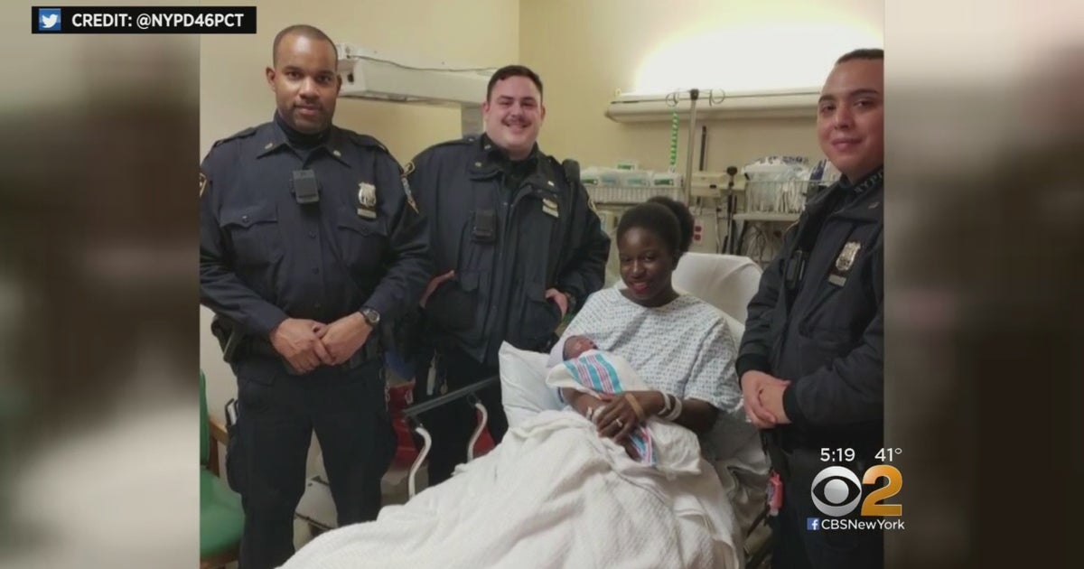 NYPD Helps Bronx Mom Deliver Baby Girl - CBS New York