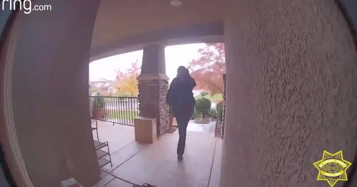 Search On For El Dorado Hills Porch Pirate In Blue Sedan Cbs Sacramento