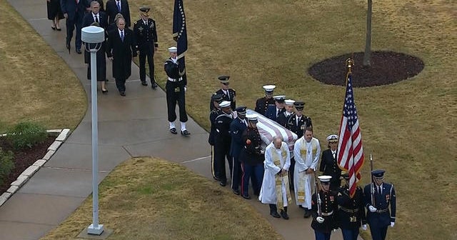 Final farewell to former President George H.W. Bush - CBS News