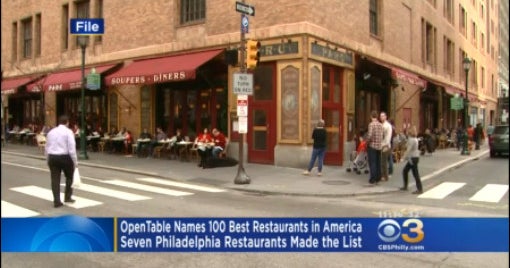 7 Philadelphia Restaurants Named Best In Country By OpenTable - CBS ...