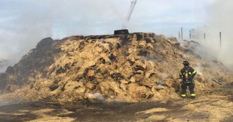 Smoke From Hay Fire Seen From Downtown Denver - CBS Colorado