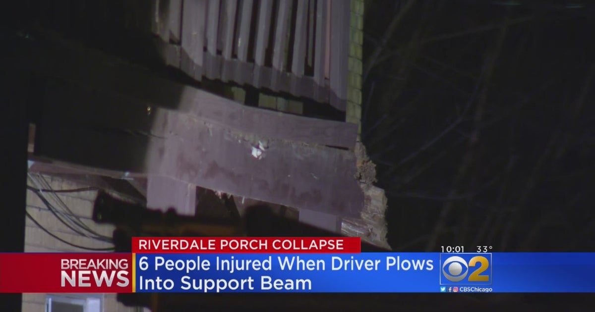 Porch Collapse In Riverdale Sends 6 To Hospital - CBS Chicago