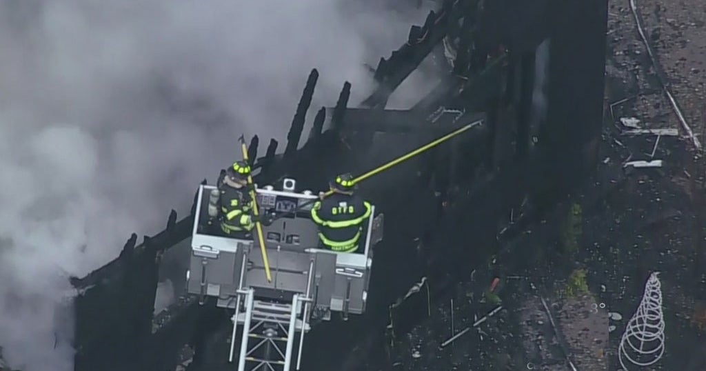 Fire Destroys House In Bergen County - CBS New York