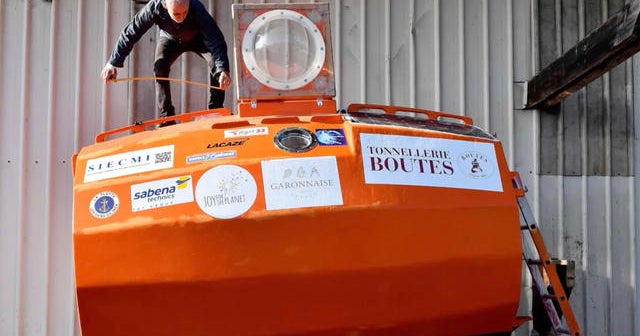 This 71-year-old Frenchman is trying to cross the Atlantic Ocean in a ...