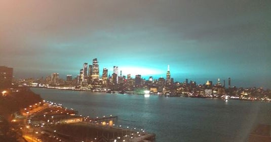 Con Edison Transformer Explosion In Queens Lights Sky Social Media